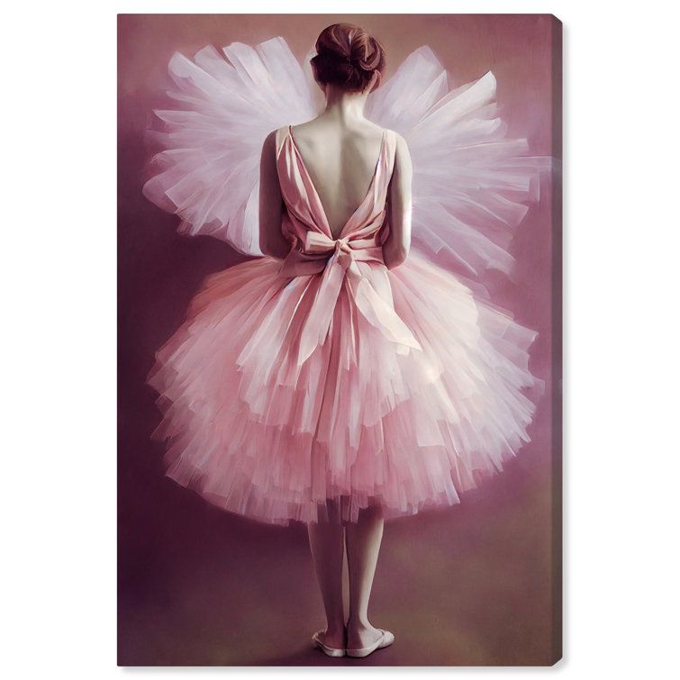 Rosdorf Park Ruthell Ballerina II On Canvas by Wynwood Studio Print | Wayfair